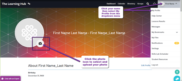 Updating My Profile Information